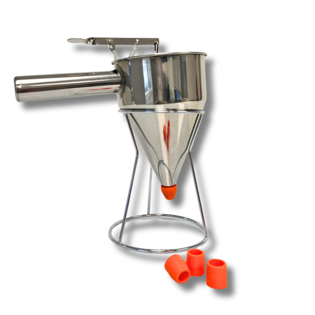 Funnel Stainless Steel Pouring Jug - Antwerp Luxury Candle Supplies